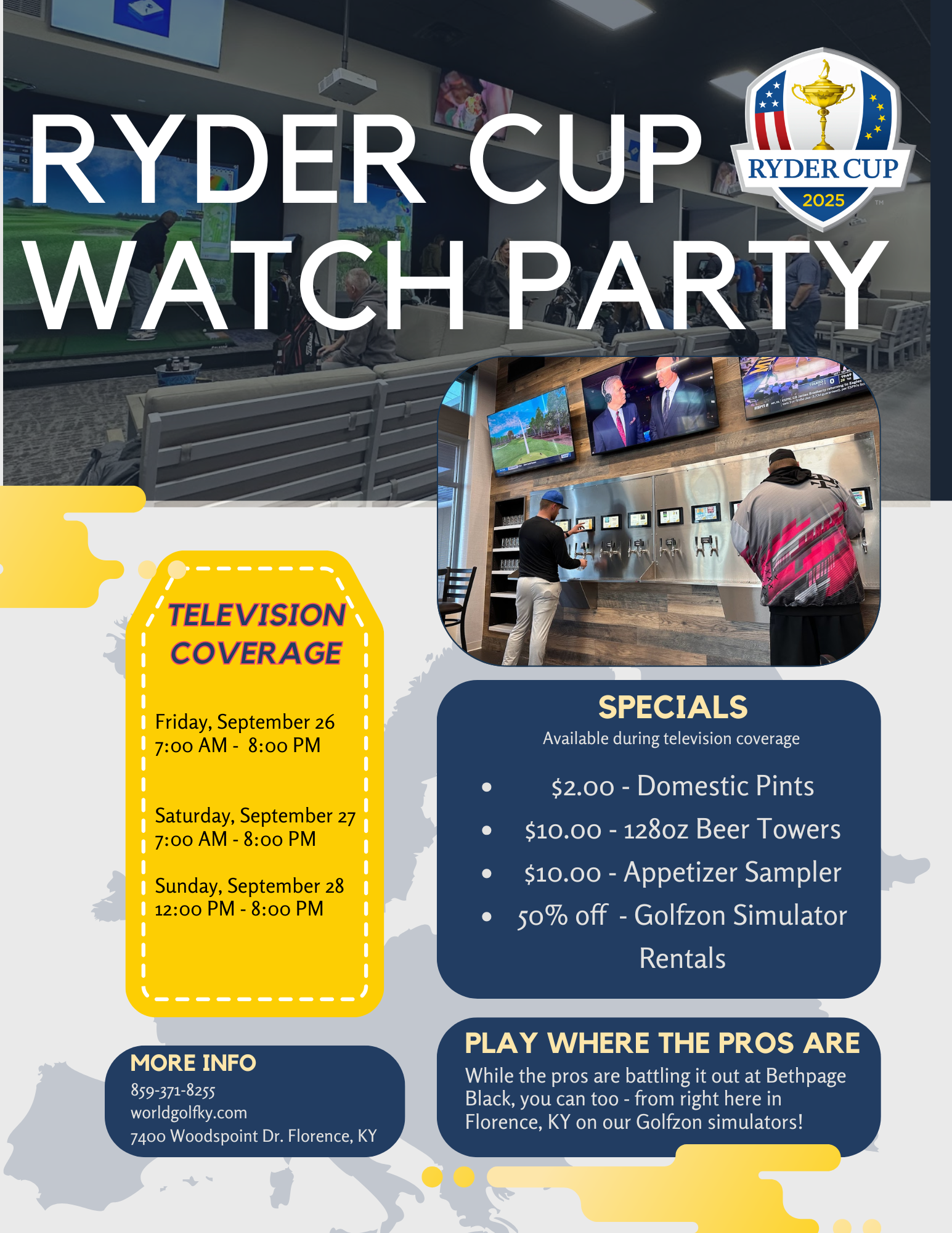 Specials & Promotions - World of Golf